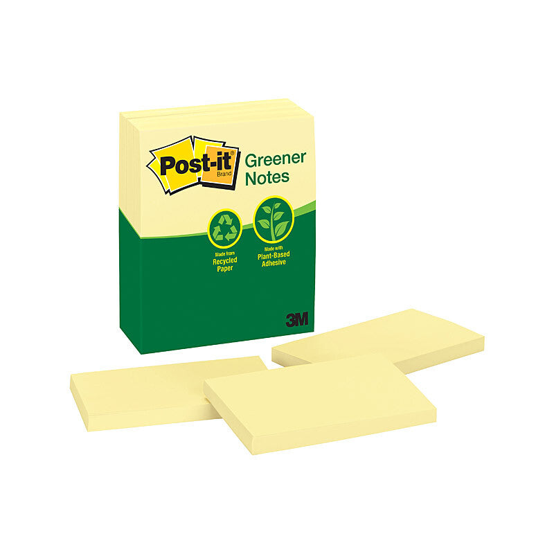 POST-IT NOTE 655-RPA YELLOW RECYCLED 73X123MM PACK OF 12 – During Days