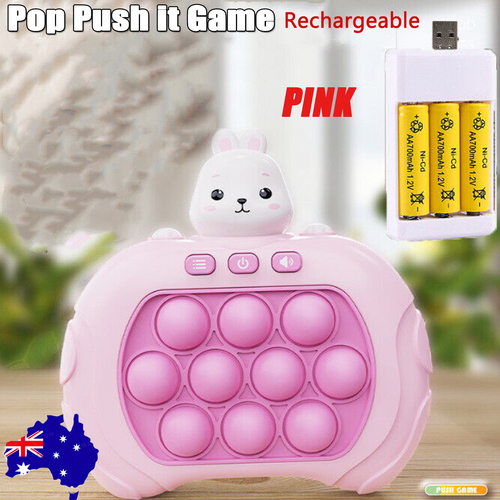 Rechargeable 3 Types Pop Push it Game Controller Sensory Fidget Toy El ...