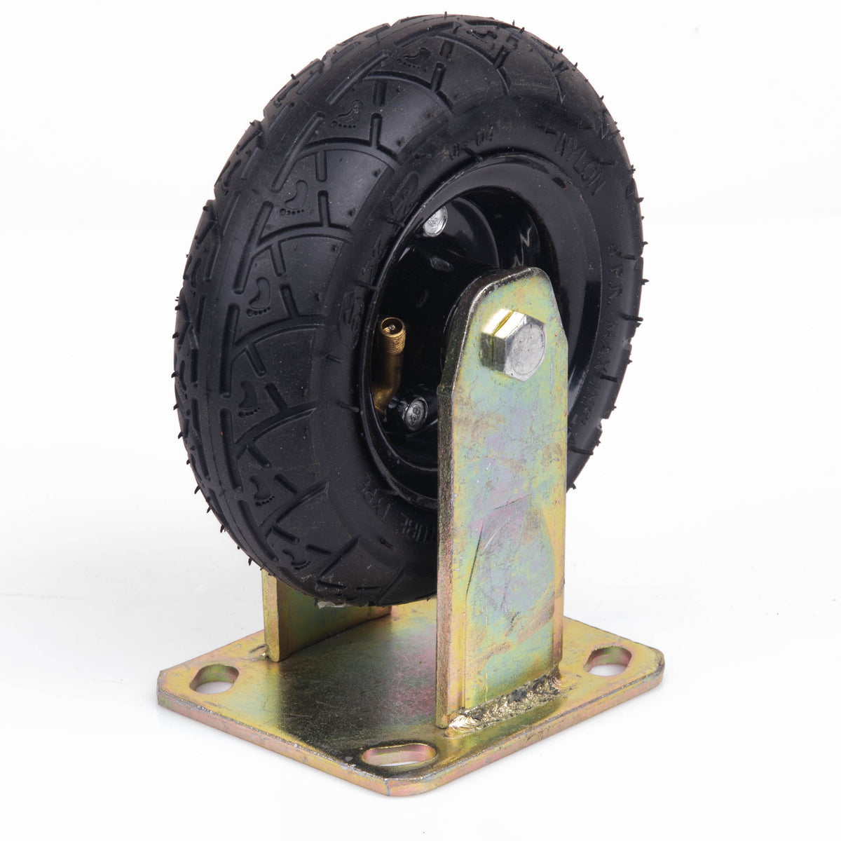 Buy 6 Inch Fixed Castor Caster Pneumatic Tyres Tyre Wheel Trolley Cart ...
