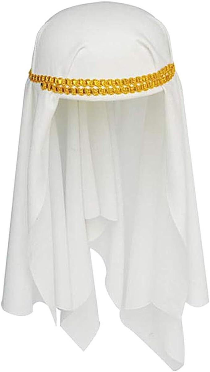 Buy Sheik Arabian Keffiyeh Hat for Costume Parties - Fancy Dress ...