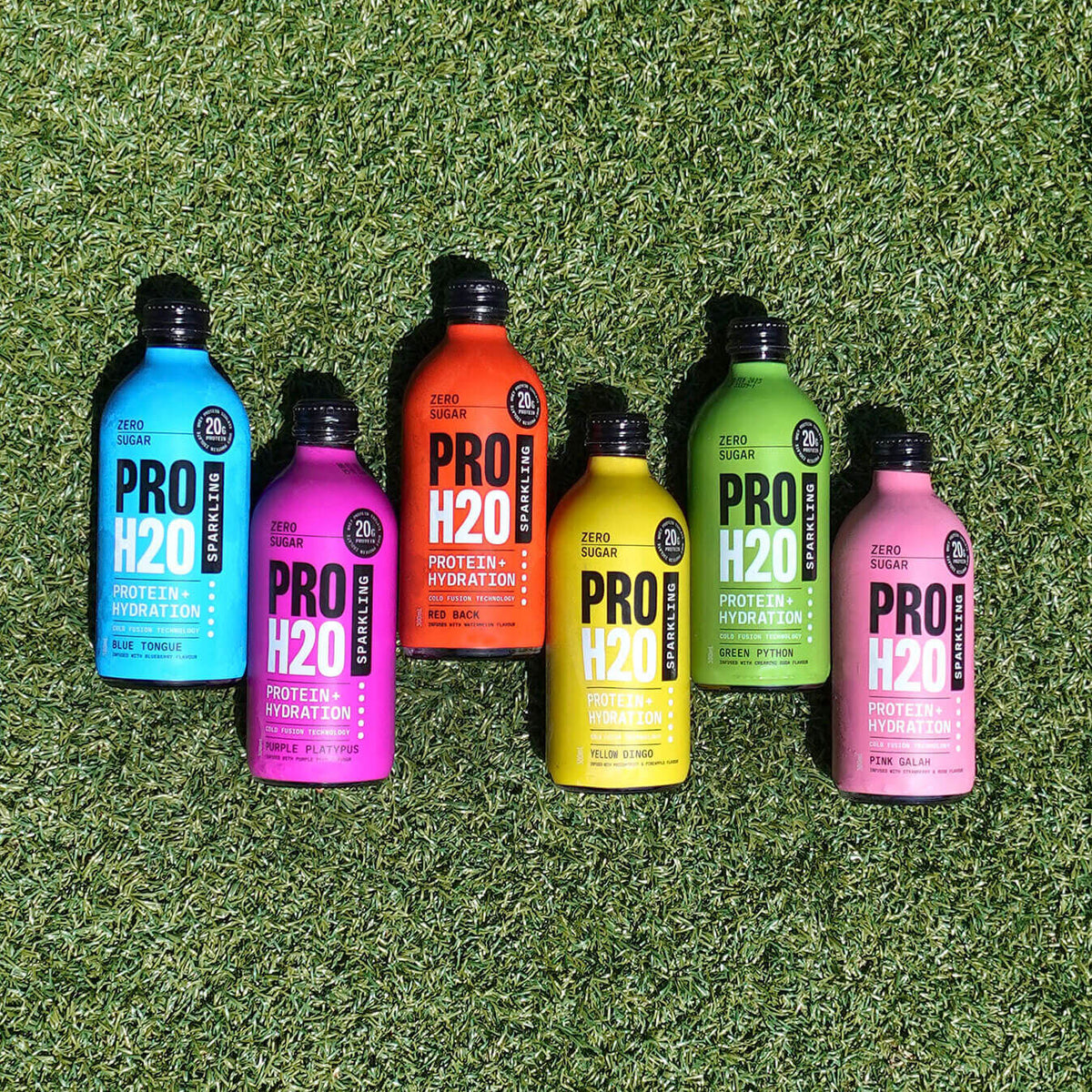 6x PRO H20 Sparkling 20g Protein Hydration Drink Zero Sugar Hydrate Mi ...