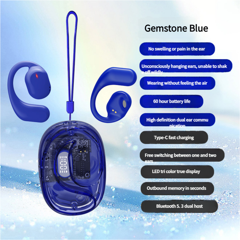 Buy OWS Open-Ear TWS Earbuds with AI Translation - Bluetooth 5.4, 360 ...