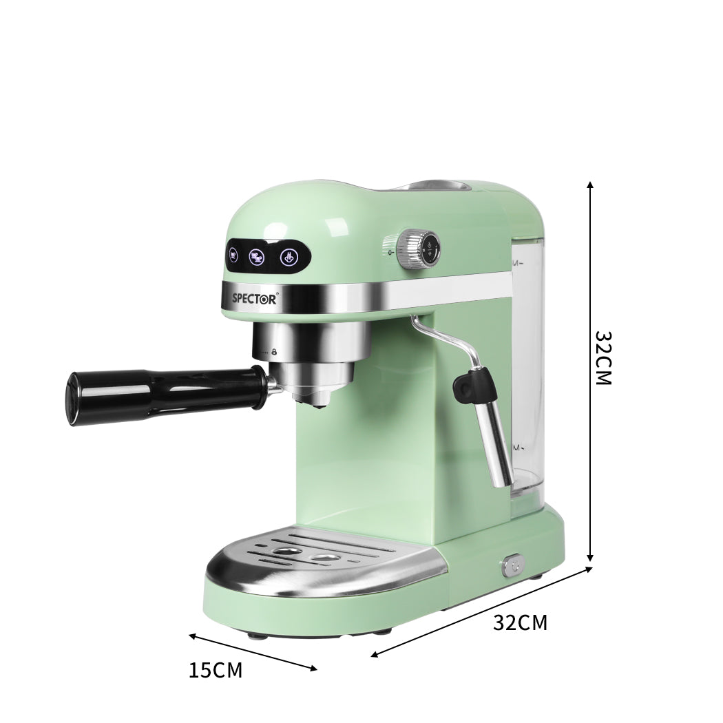 Buy Spector Coffee Maker Machine Espresso Green Mint at Duringdays ...